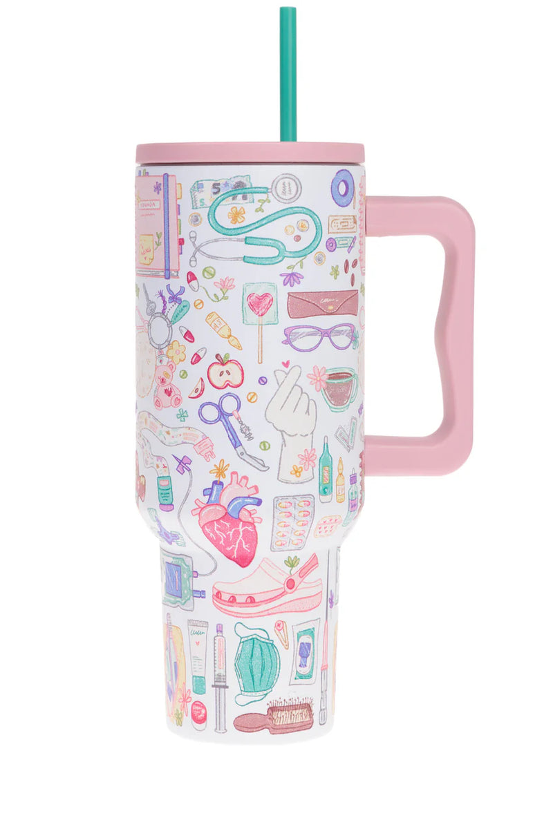 VASO TÉRMICO 1L CON ASA - DAILY JOURNAL – MediHat