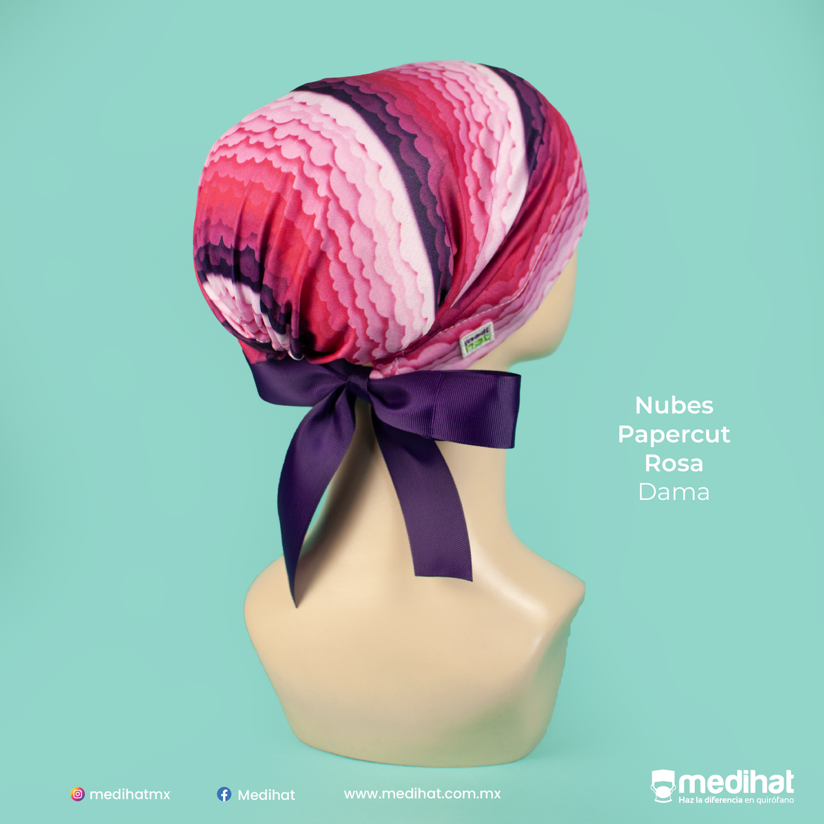 Nubes papercut rosa – MediHat